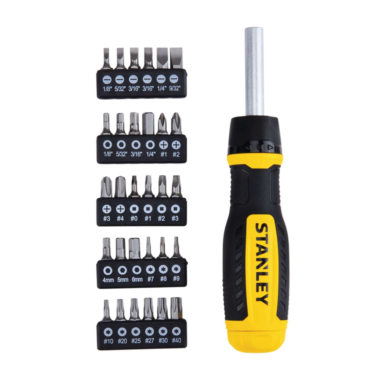 Stanley Assorted Ratcheting Screwdriver Set 30 pc - Ace Hardware