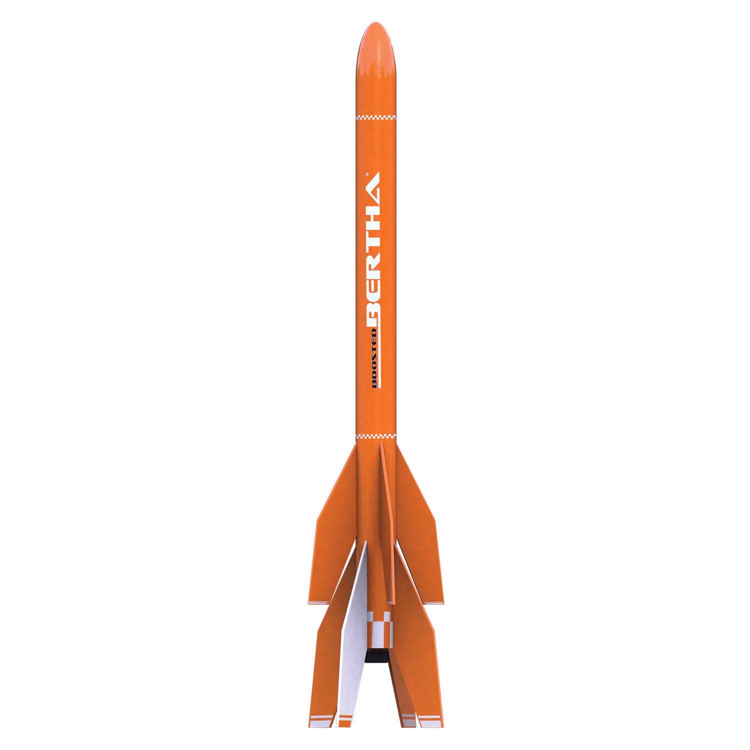 Estes Industries Boosted Bertha Model Rocket Orange/White - Ace Hardware