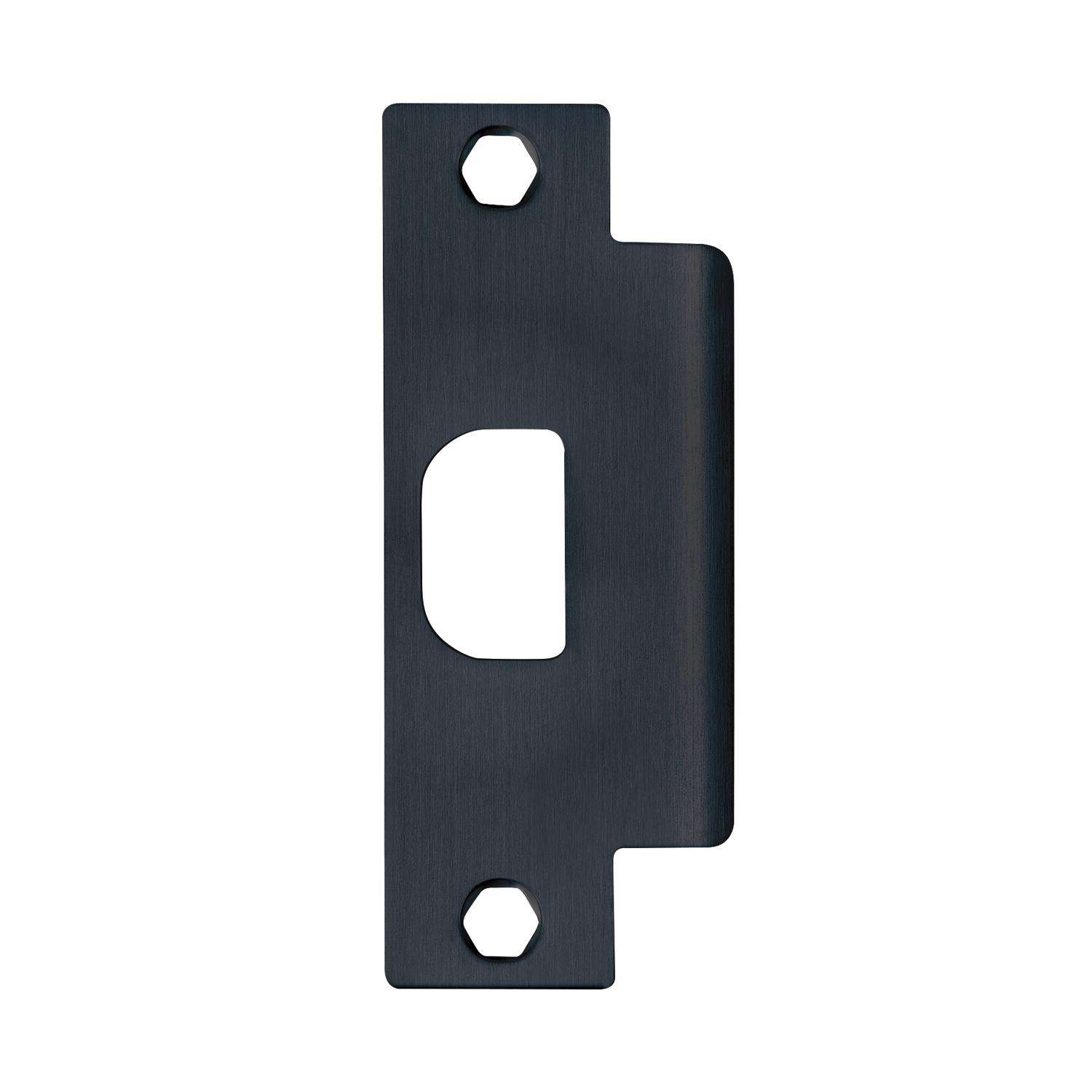 Tell Matte Black Steel Strike Plate 1 pk Mfr# CL102907 - Ace Hardware
