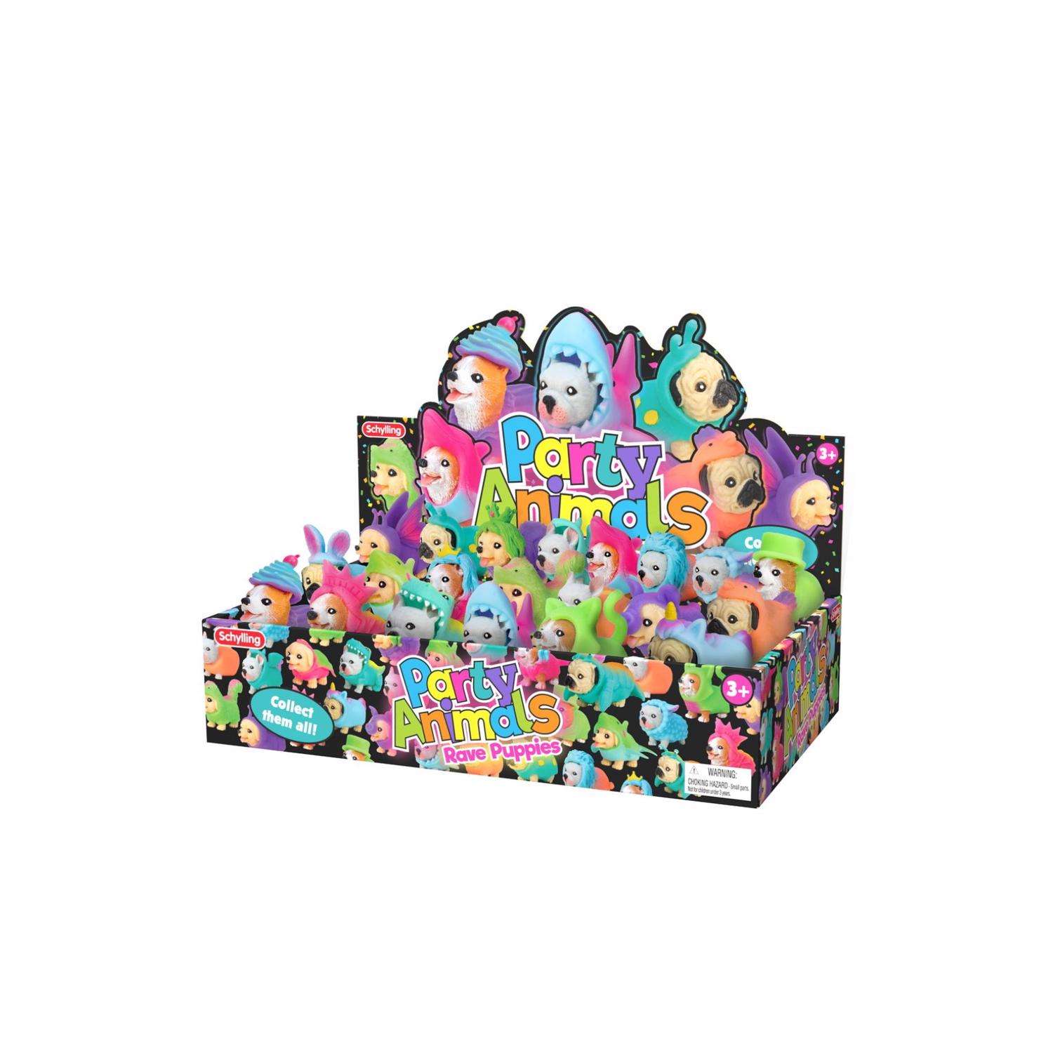 Schylling Party Animals Rave Puppies Fidget Toy Assorted - Ace Hardware