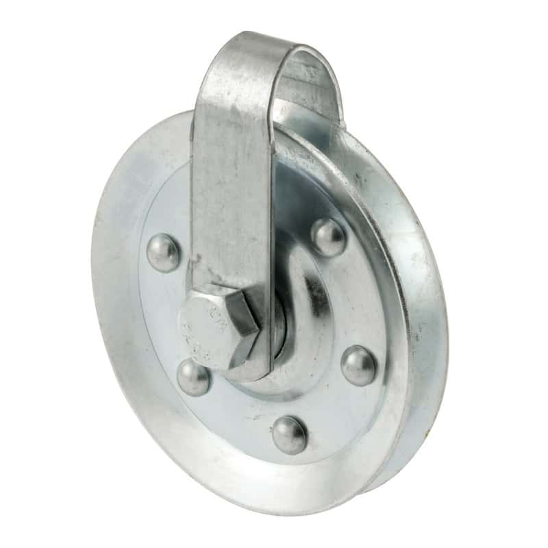 Prime-Line 3 in. D Steel Pulley /Strap and Bolt - Ace Hardware