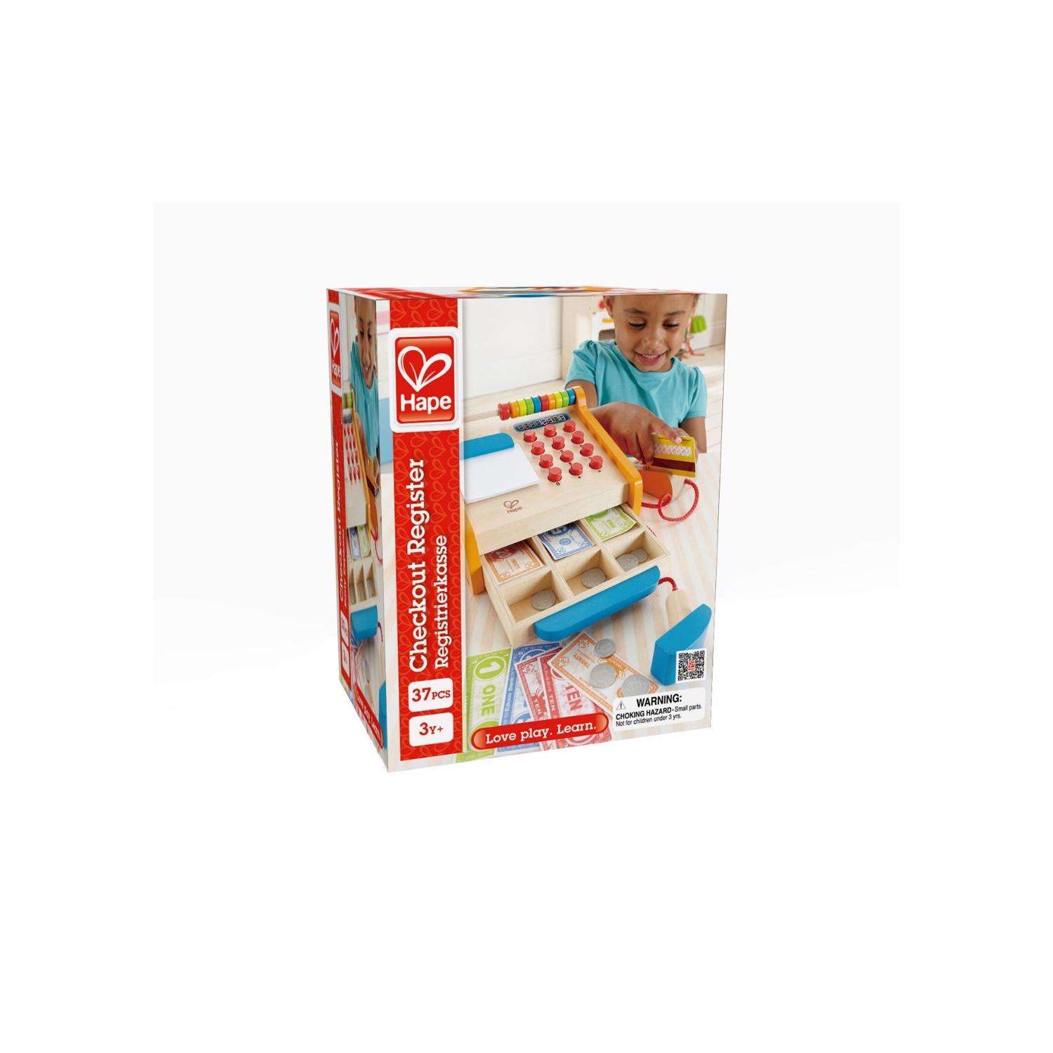 Hape Checkout Register Wood Multicolored 37 pc - Ace Hardware