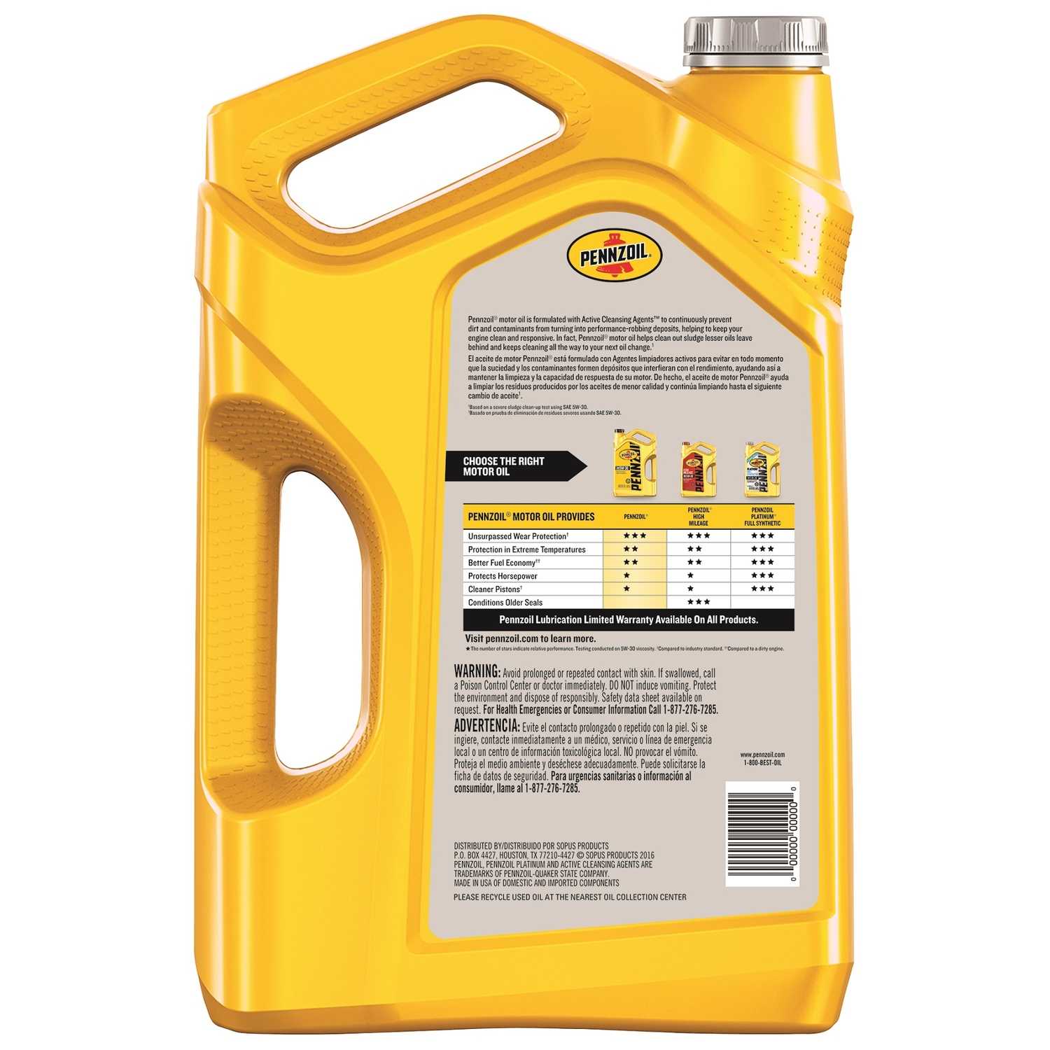 PENNZOIL 10W-40 4 Cycle Engine Motor Oil 5.1 qt. - Ace Hardware