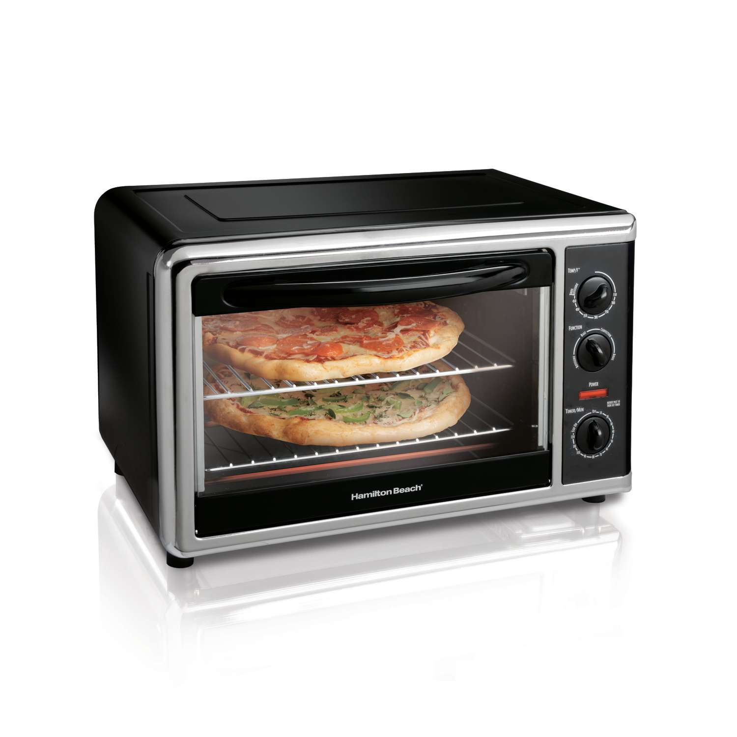 HB Stainless Steel Black Convection Toaster Oven 14.5 in. H X 23 in. W ...