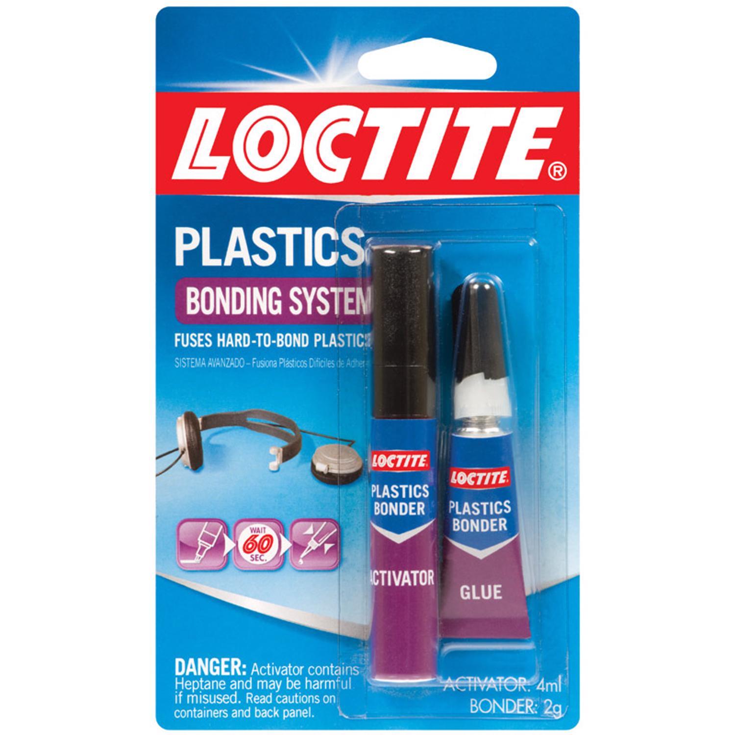 Loctite Plastic Bonding System High Strength Cyanoacrylate Clear Plastic Bonder 4 gm Mfr 681925 Ace Hardware