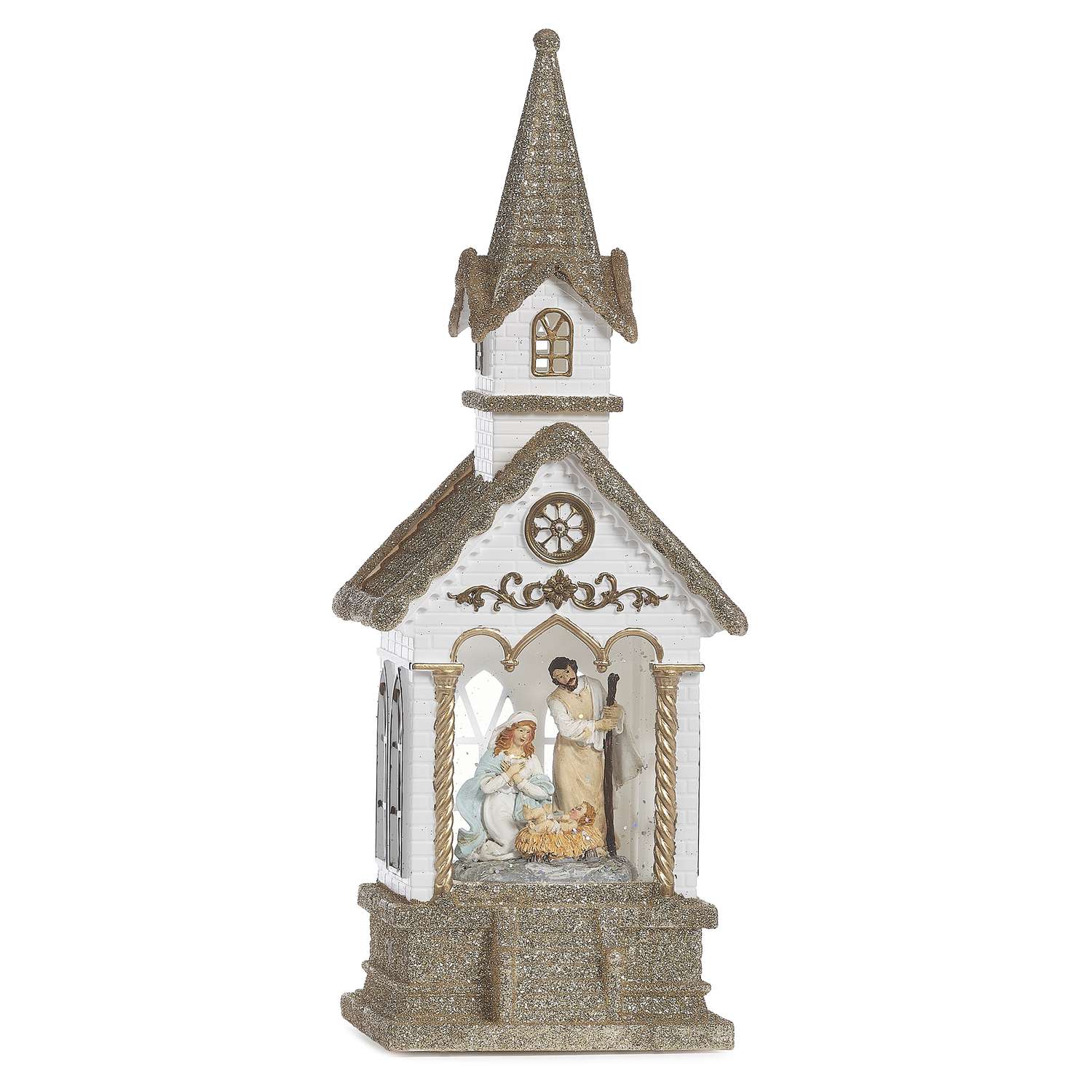 Roman Confetti Lite LED Multicolored Holy Church Swirl Table Decor 11 ...