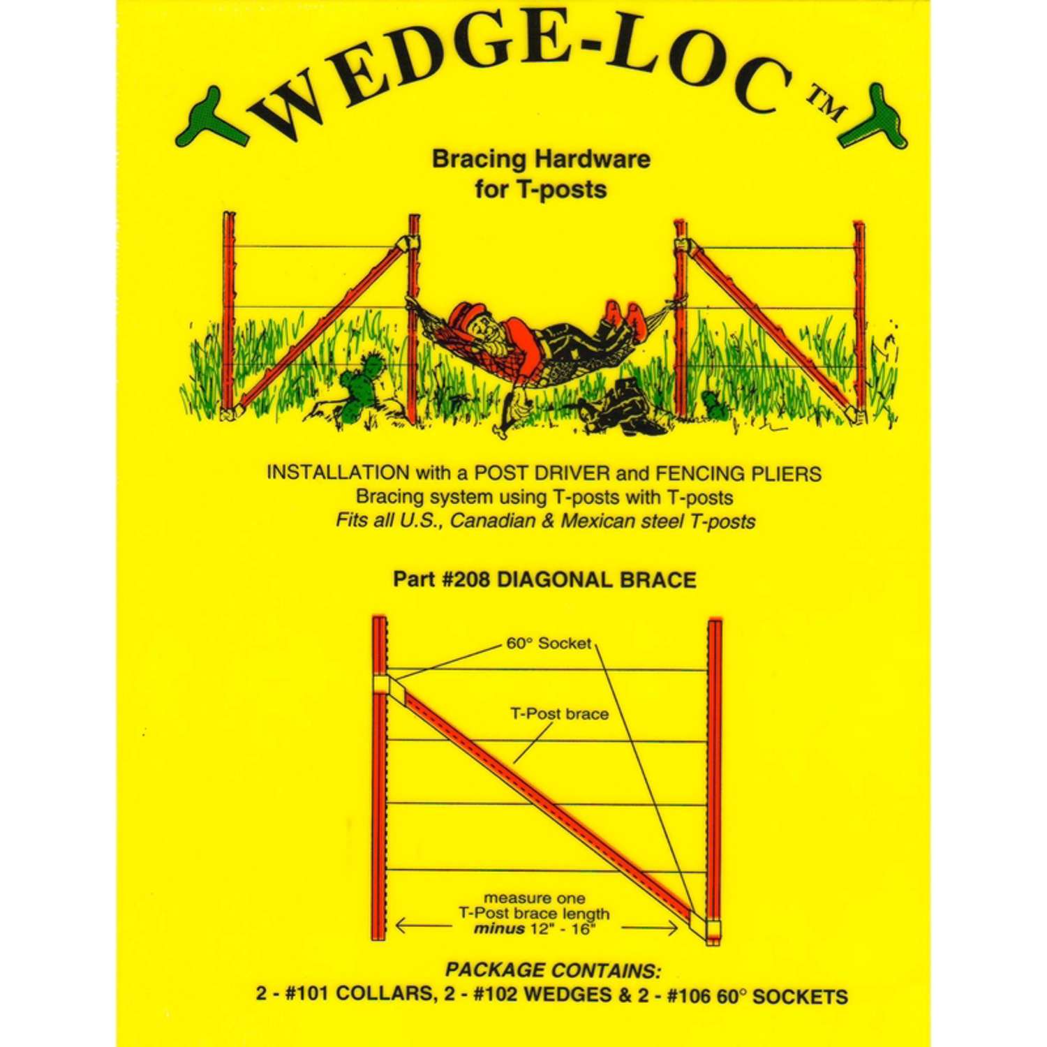 Wedge-Loc 2 in. H X 7.5 in. W Aluminum Diagonal Brace - Ace Hardware