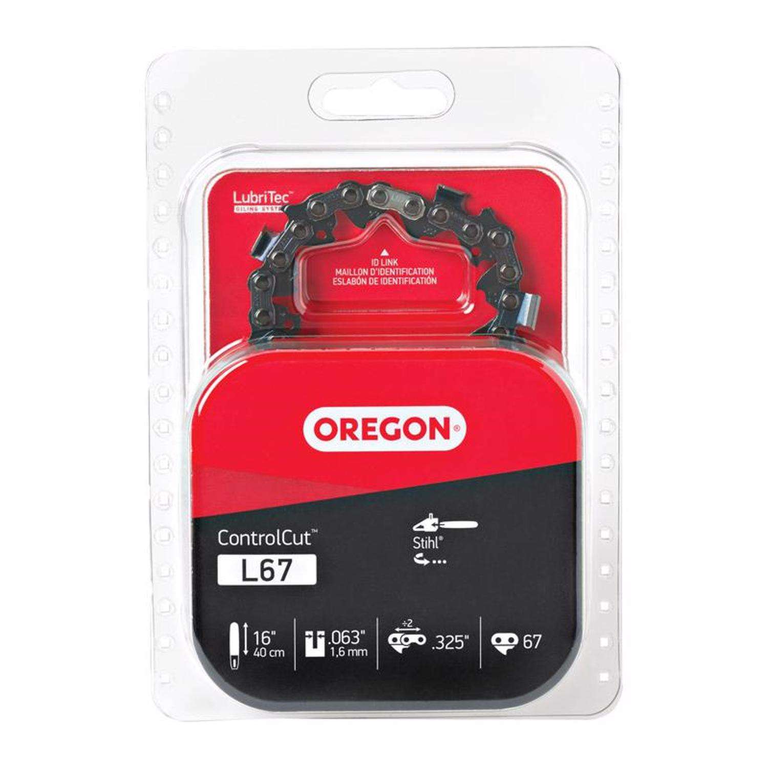 Oregon ControlCut L67 16 in. 67 links Chainsaw Chain - Ace Hardware