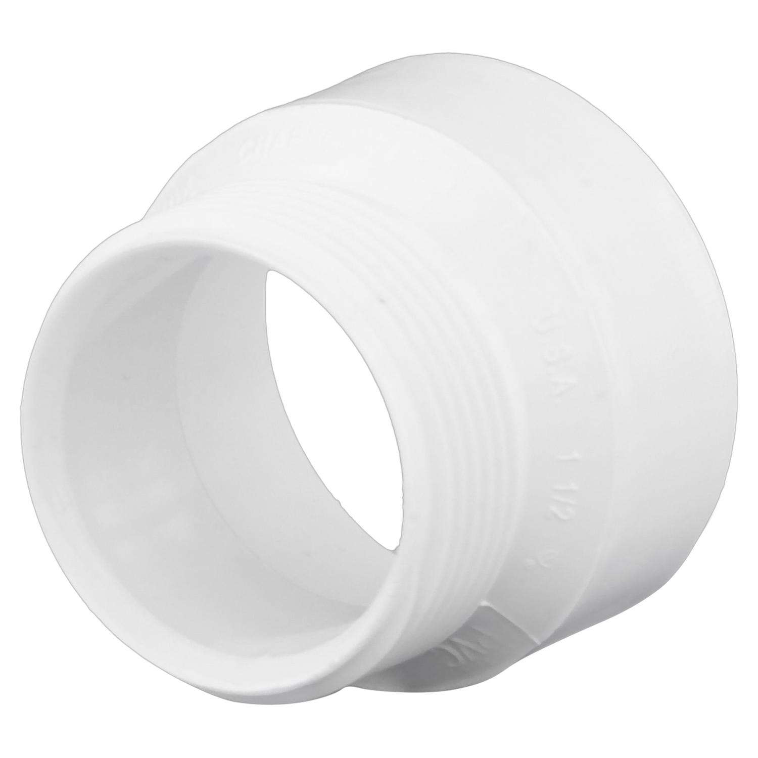 Charlotte Pipe Schedule 40 1-1/2 in. Hub X 1-1/4 in. D Hub PVC Trap ...