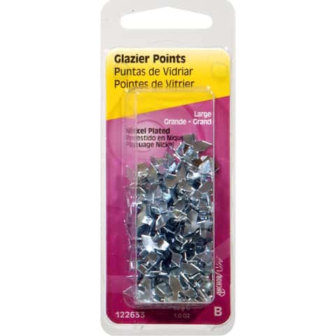 HILLMAN AnchorWire Glazier Points 1 oz 50 pk Mfr# 122633-N - Ace Hardware