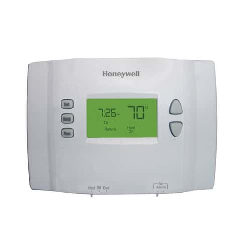 Honeywell Heating and Cooling Push Buttons Programmable Thermostat ...