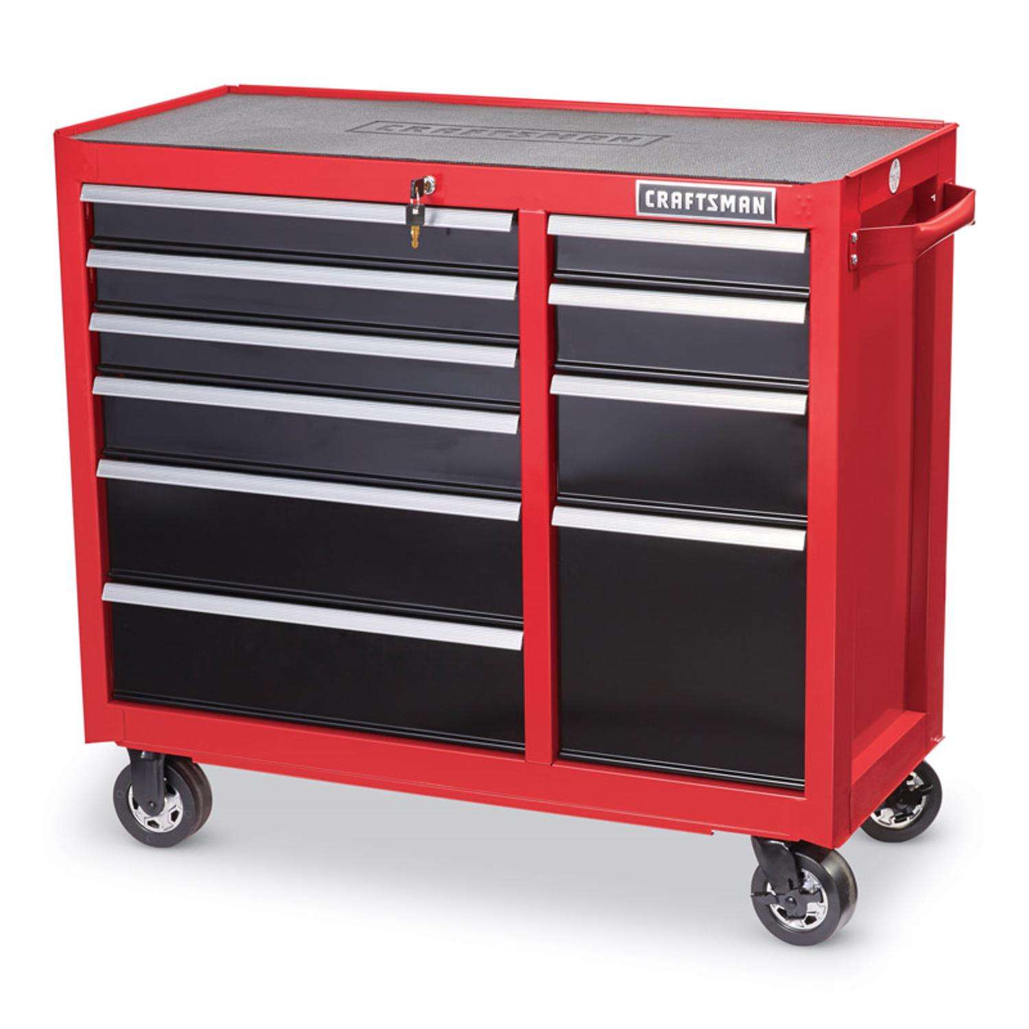 Craftsman 41 in. 10 drawer Metal Rolling Tool Cabinet 39 1 2 in. H X 18 in. D Mfr 9 58641 Ace Hardware