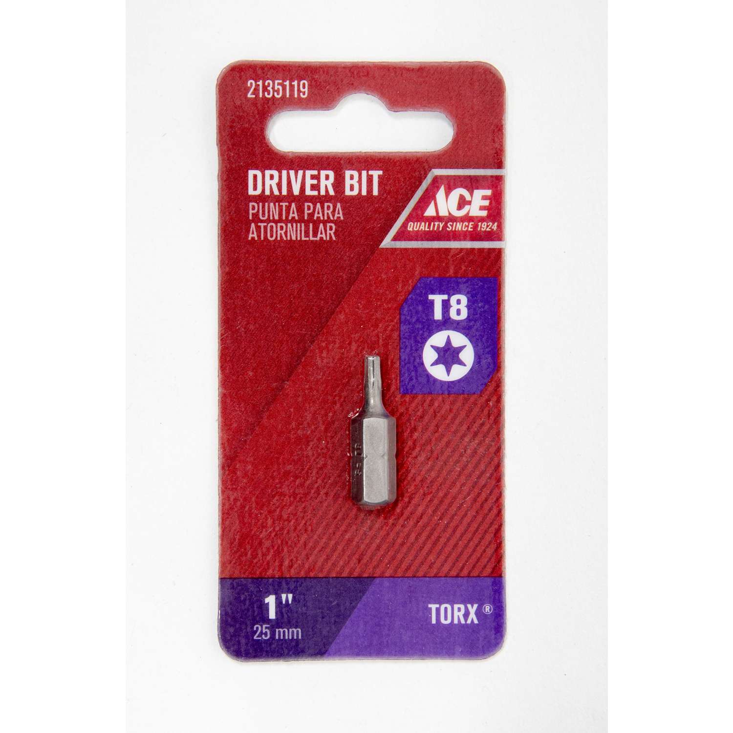 Ace Torx T8 S X 1 in. L Insert Bit S2 Tool Steel 1 pc - Ace Hardware
