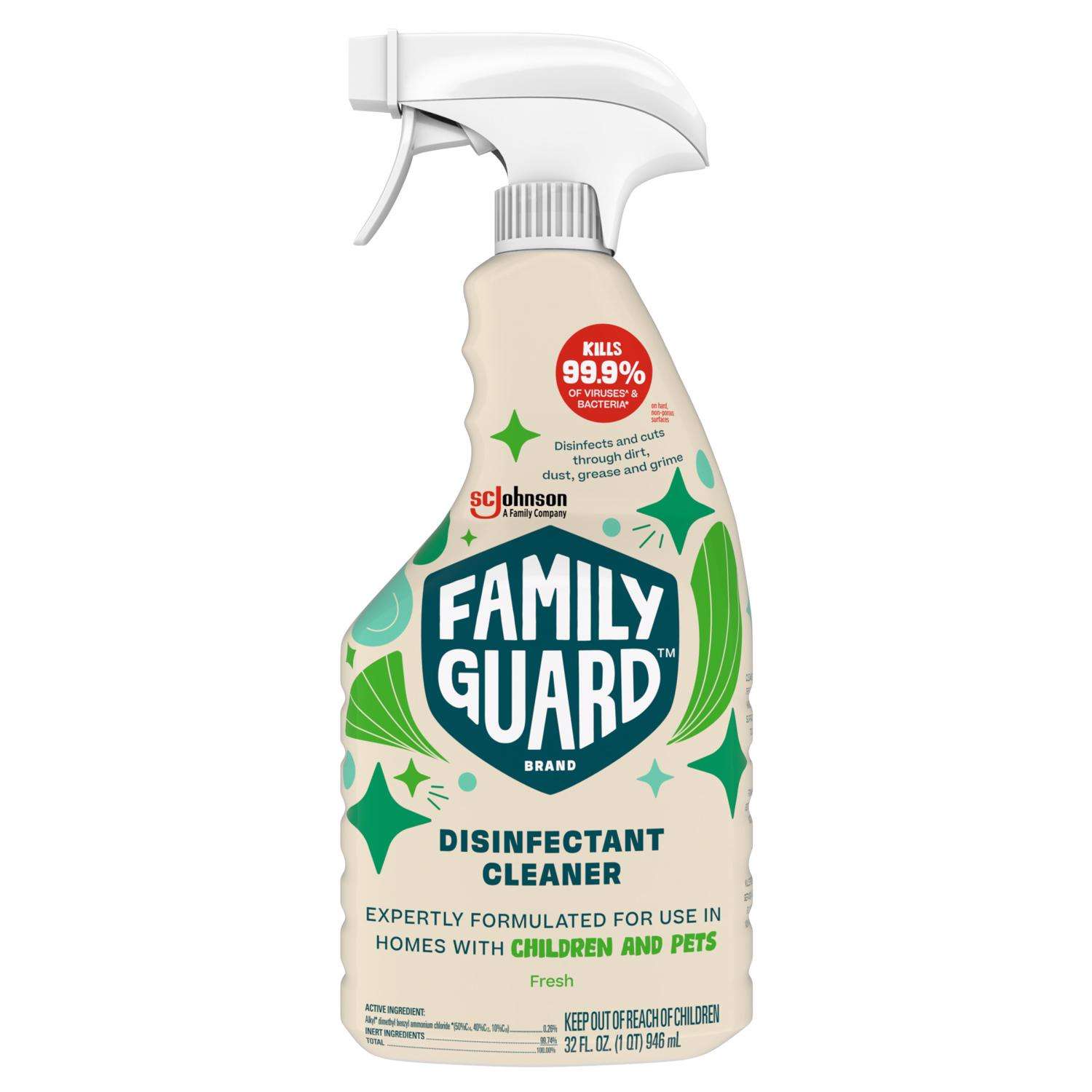 Family Guard Fresh Scent Disinfectant Cleaner 32 oz 1 pk - Ace Hardware