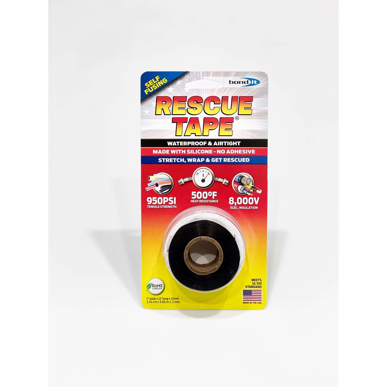 Rescue Tape Black 1 in. W X 12 ft. L Silicone Tape - Ace Hardware