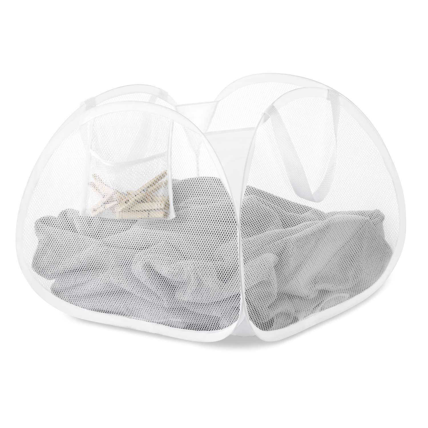 Whitmor White Mesh Fabric Pop-up Laundry Hamper - Ace Hardware