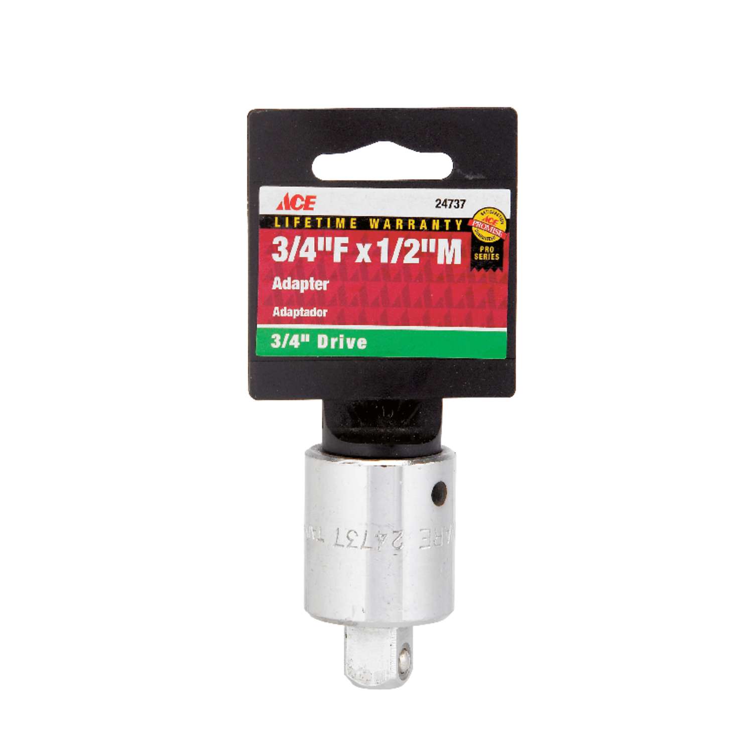 Ace 1.4 in. L X 3/4 in. drive SAE Socket Adapter 1 pc - Ace Hardware