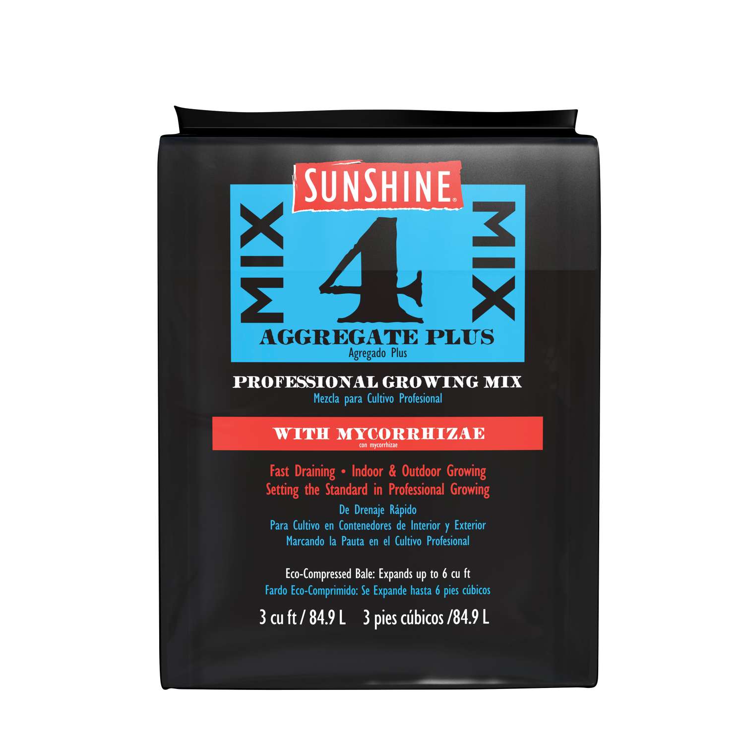 Sunshine 4 Aggregate Plus Organic Flower and Plant Growing Mix 3 ft³ ...