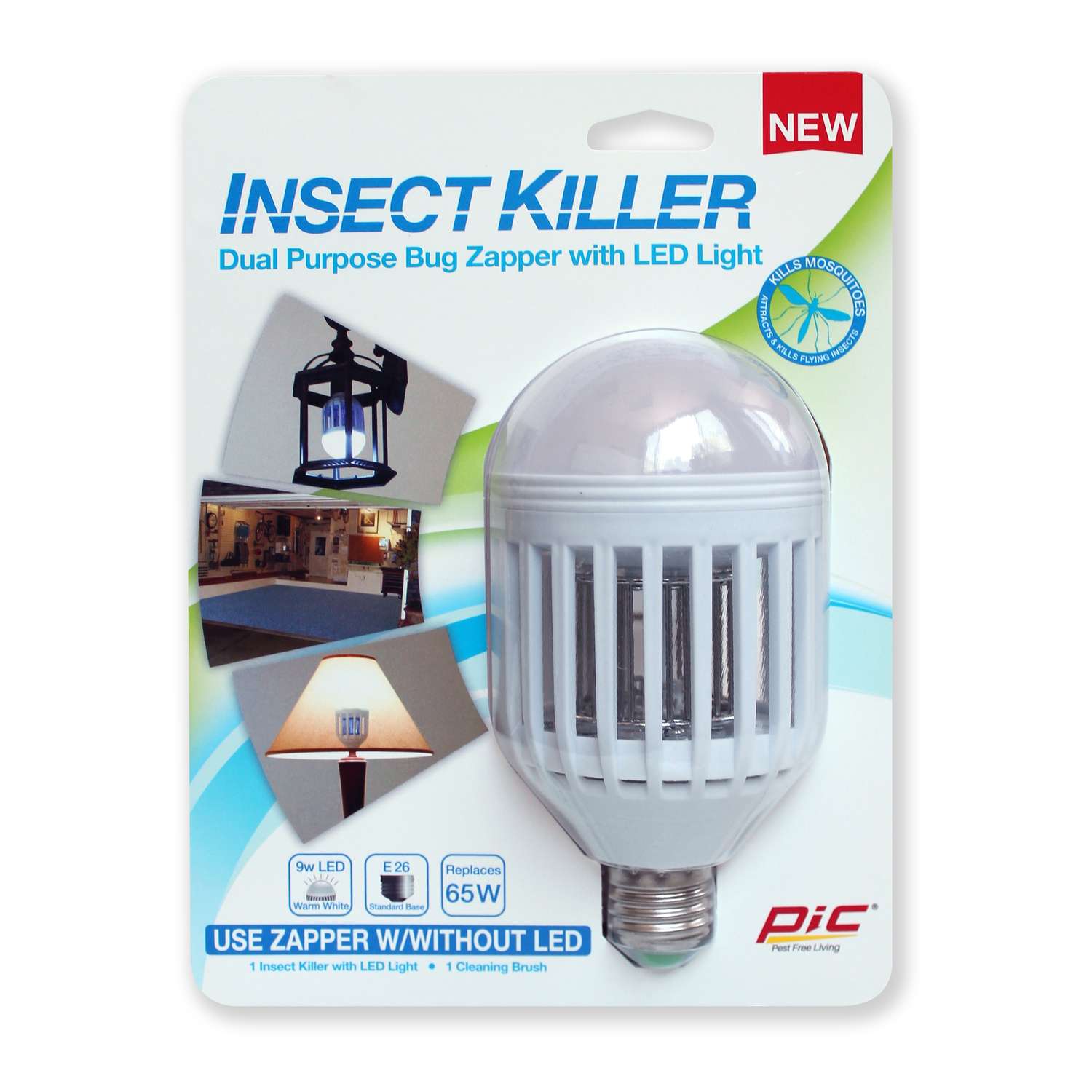 PIC Indoor and Outdoor Electric Insect Killer Replacement Bulb 855 sq ...