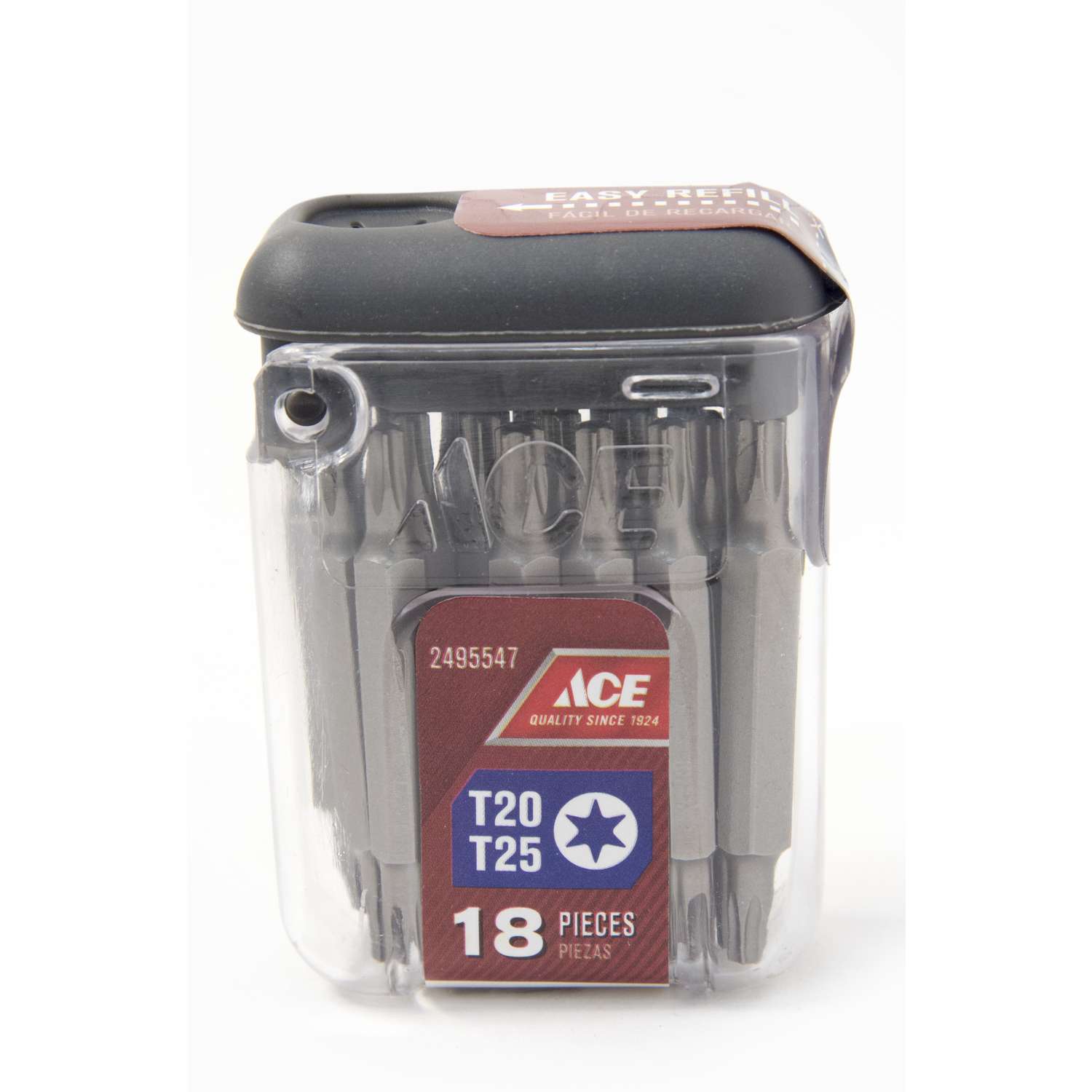 Ace Torx T20 and T25 X 2 in. L Double-Ended Screwdriver Bit Set S2 Tool ...