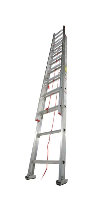 Werner 24 ft. H X 16 in. W Aluminum Extension Ladder Type III 200 lb ...