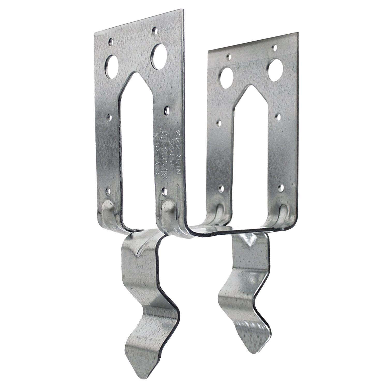 Simpson Strongtie 3.56 in. H X 3.24 in. W 12 Ga. Galvanized Steel Post ...