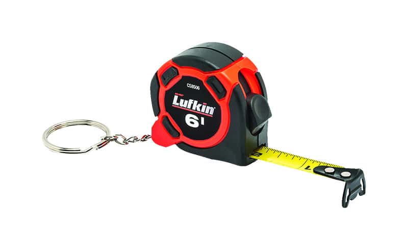 Lufkin 6 ft. L X 0.5 in. W Mini Hi-Viz Keychain Tape Measure 1 pk - Ace ...