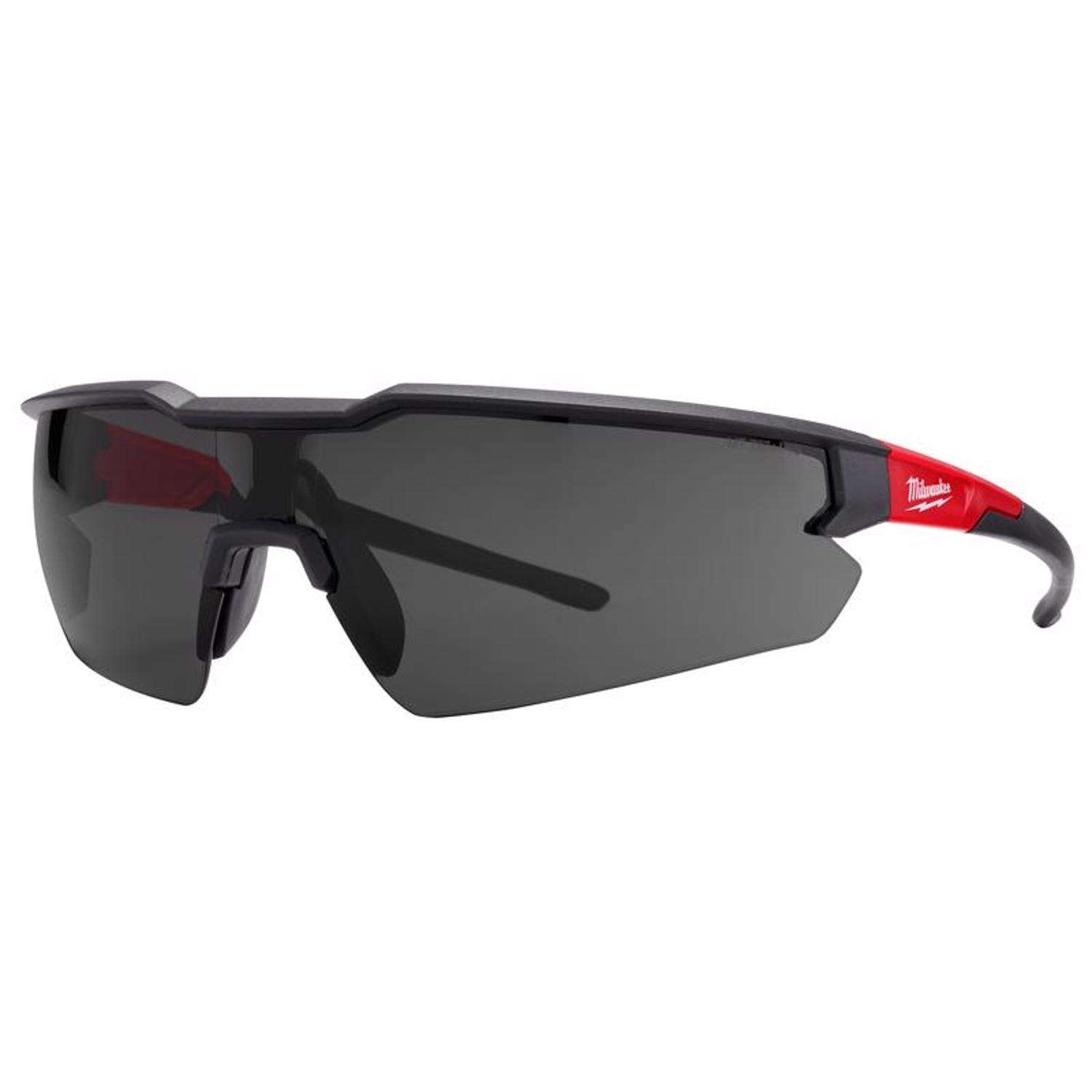 Milwaukee Safety Glasses Tinted Lens Black/Red Frame 1 pk - Ace Hardware