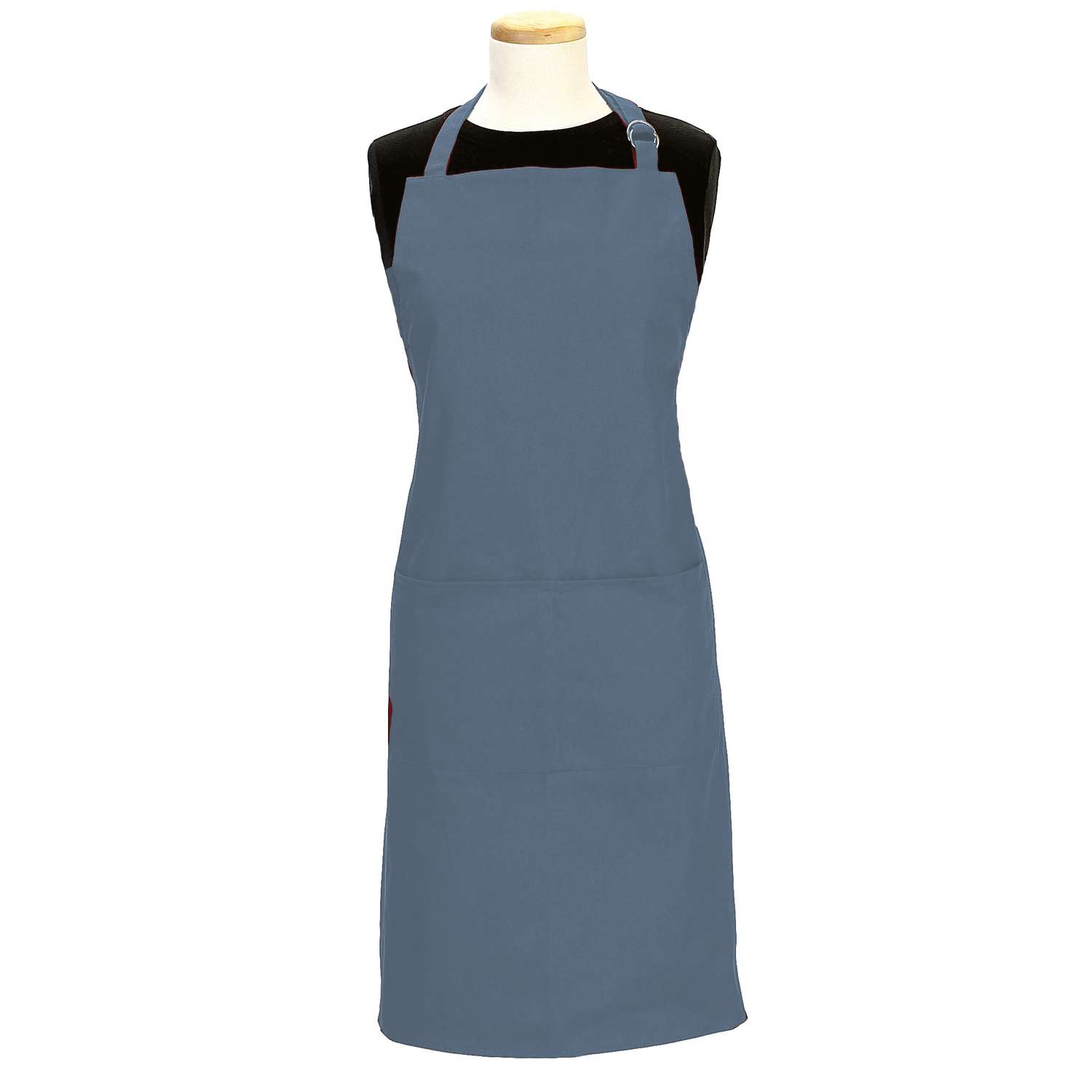 Ritz Royale 2 pocket Federal Blue Cotton Solid Bibb Apron Mfr# 72824 ...