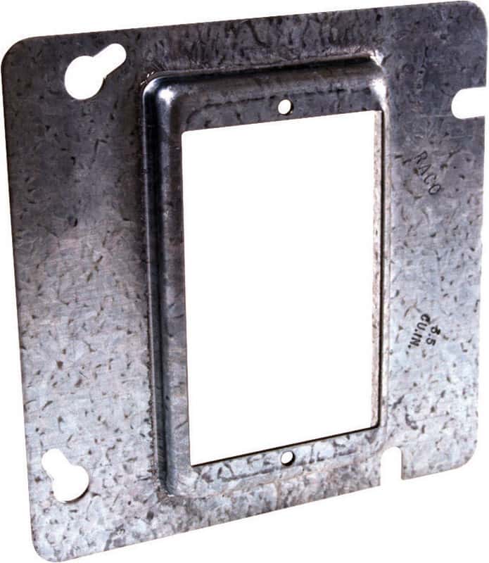 Raco Square Steel 1 gang Box Cover For Single Wiring Device - Ace Hardware