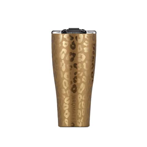BruMate 32 oz Imperial Pint Gold Leopard BPA Free Insulated Tumbler ...