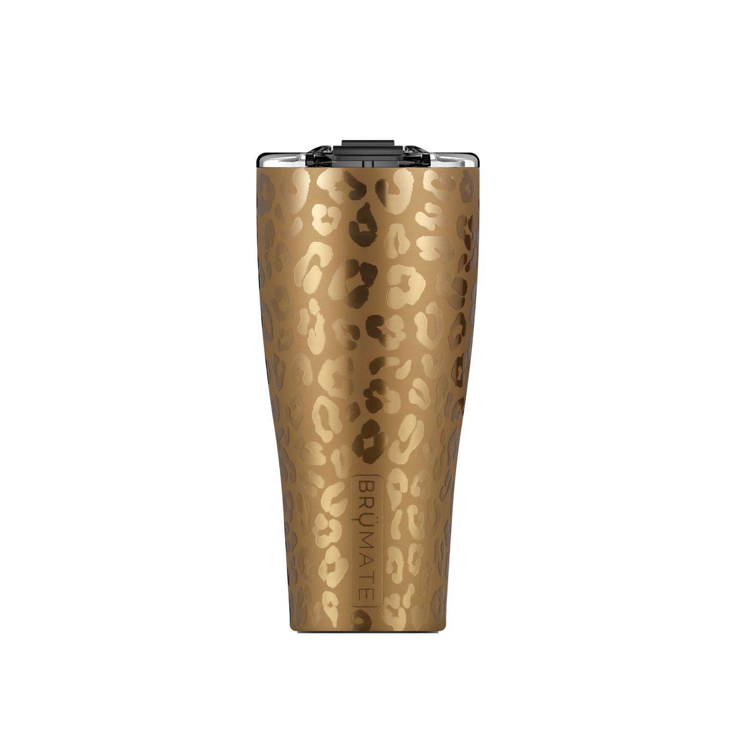 BruMate 32 oz Imperial Pint Gold Leopard BPA Free Insulated Tumbler ...