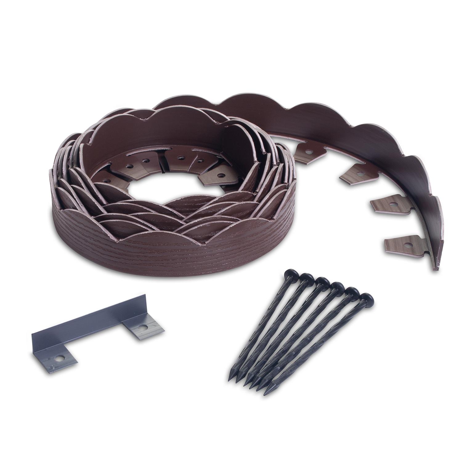 EasyFlex Plastic Brown Landscape Edging Kit Mfr# 3210BRE-20-3 - Ace ...