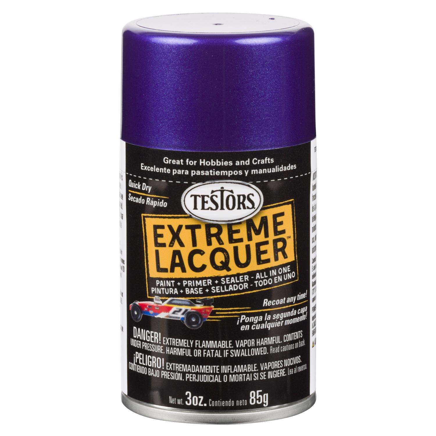 Testors Extreme Lacquer Gloss Purple-Licious Spray Paint 3 oz - Ace ...