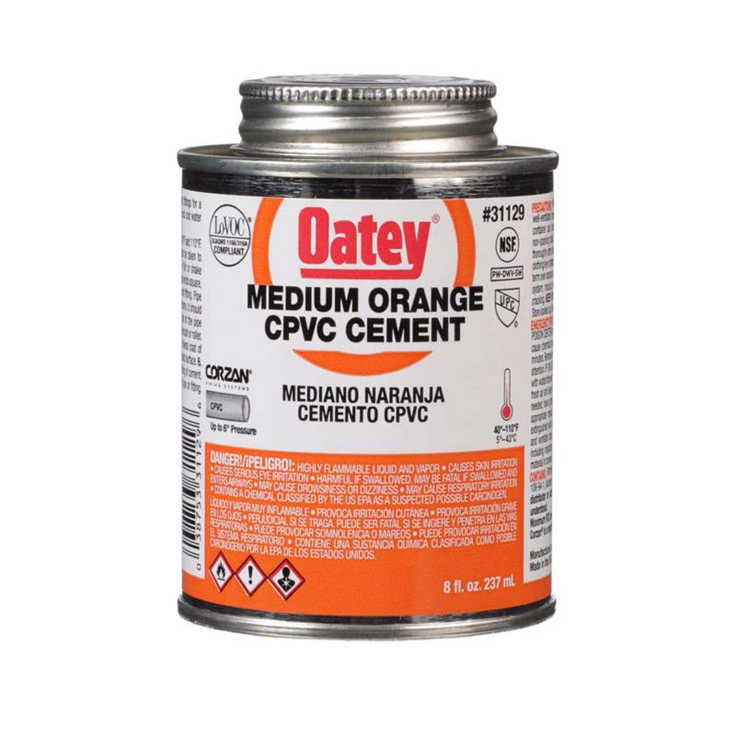 Oatey Orange Cement For CPVC 8 oz - Ace Hardware