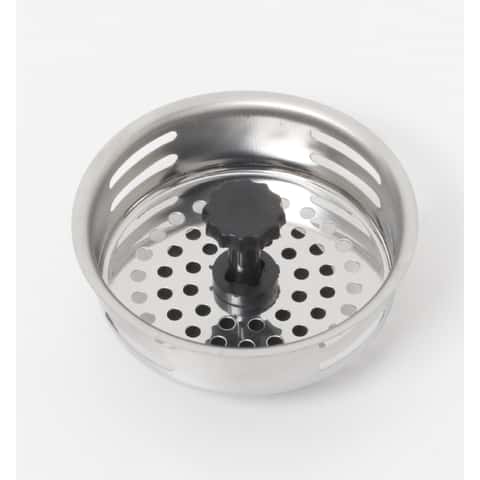 Farberware Chrome Stainless Steel Kitchen Sink Strainer Mfr# 5215798 ...