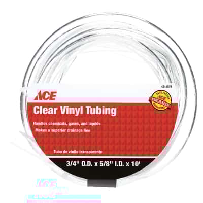 Ace ProLine 5/8 in. D X 3/4 in. D PVC Vinyl Tubing - Ace Hardware