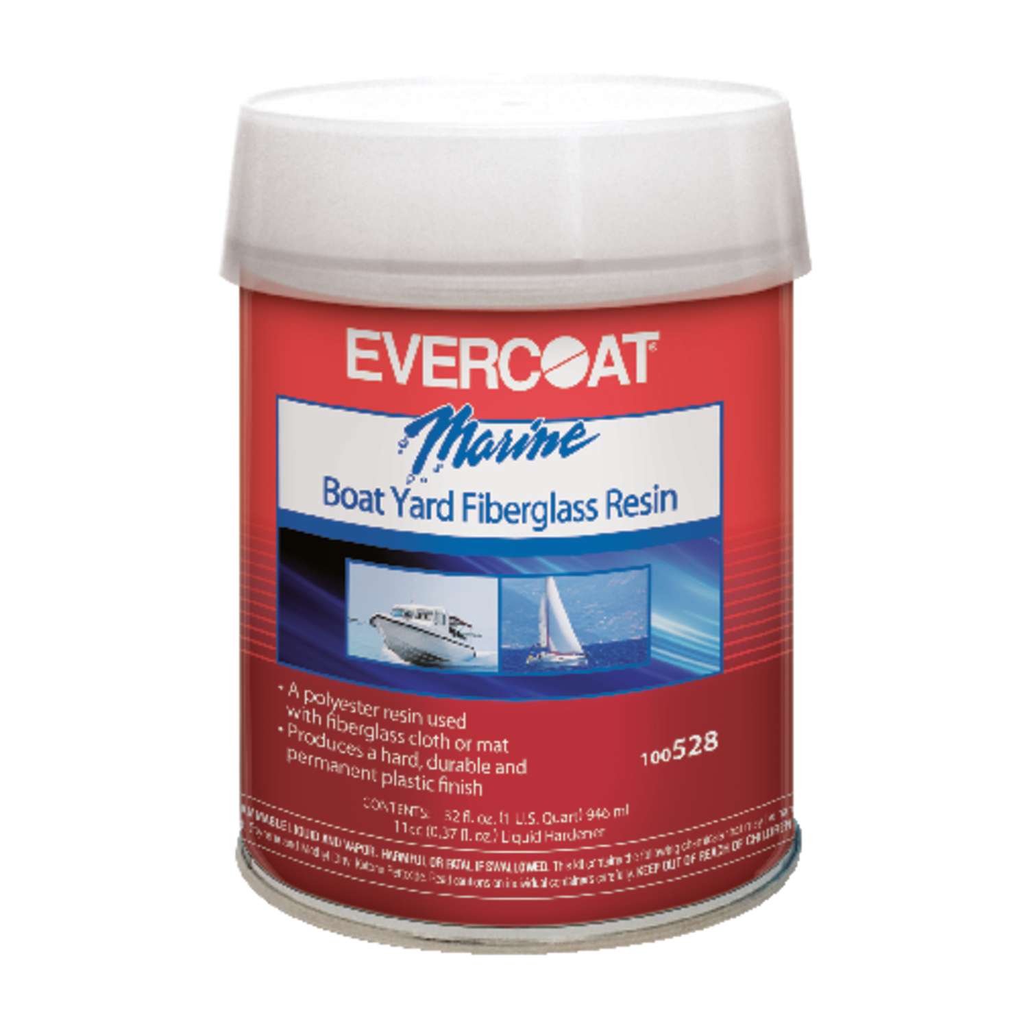 Evercoat Marine Boat Yard Fiberglass Resin 1 qt - Ace Hardware