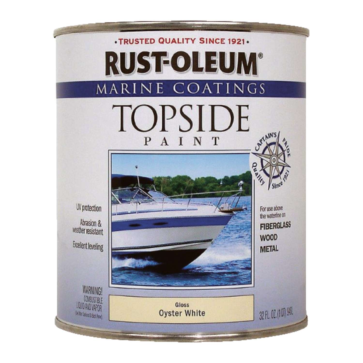 Rust-Oleum Marine Coatings Outdoor Oyster White Marine Topside Paint 1 ...