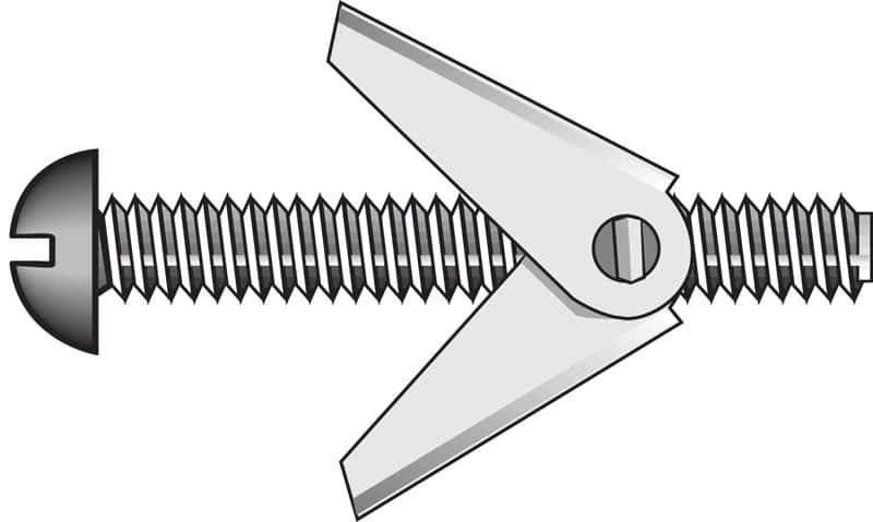Hillman Fas-N- Tite 1/4 in. D X 3 in. L Round Steel Toggle Bolt 50 pk ...
