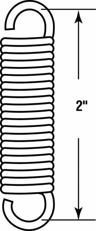 Prime-Line 2 in. L x 7/16 in. Dia. Extension Spring 2 pk - Ace Hardware