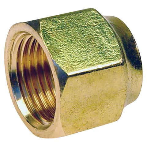 5/8 in. Flare X 3/8 in. D CTS Brass Forged Flare Nut - Ace Hardware