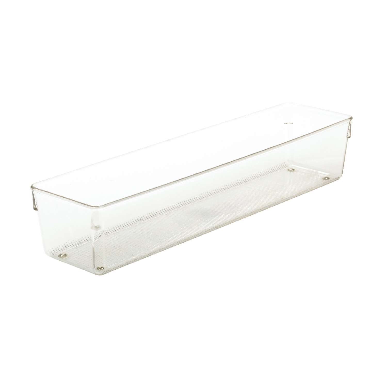 iDesign Linus 4 in. H X 3 in. W X 16 in. D Plastic Drawer Organizer ...