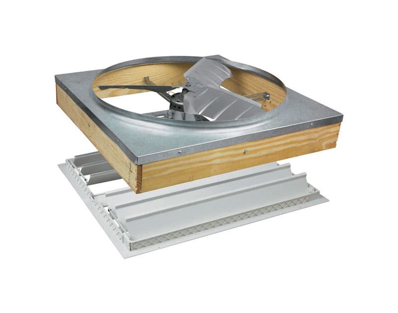 Air Vent 24 in. H X 27 in. W X 27 in. L Silver Aluminum/Steel Belt ...