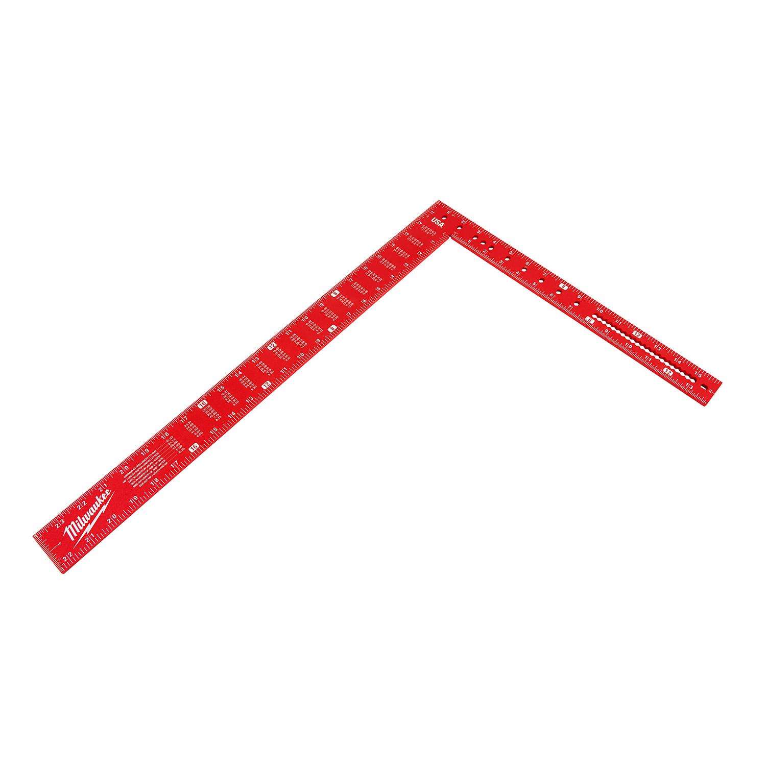 Milwaukee 16 in. L X 24 in. H Aluminum Framing Square Mfr# MLSQ024 ...