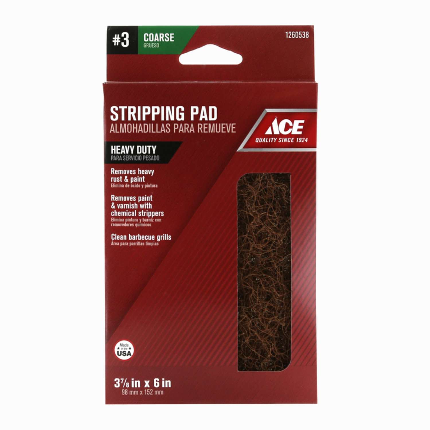 Ace 3 Grade Coarse Stripping Pad 1 pk Mfr# 1260538 - Ace Hardware