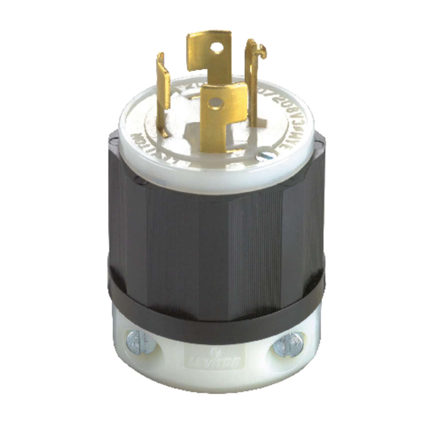 Leviton Industrial Nylon Non-Grounding Plug Non-NEMA 4 Pole 4 Wire ...