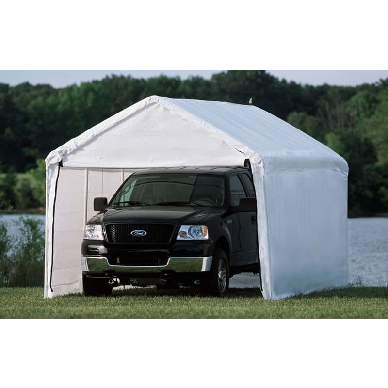 ShelterLogic Max AP Polyethylene Canopy Enclosure Kit 10 ft. W X 20 ft ...