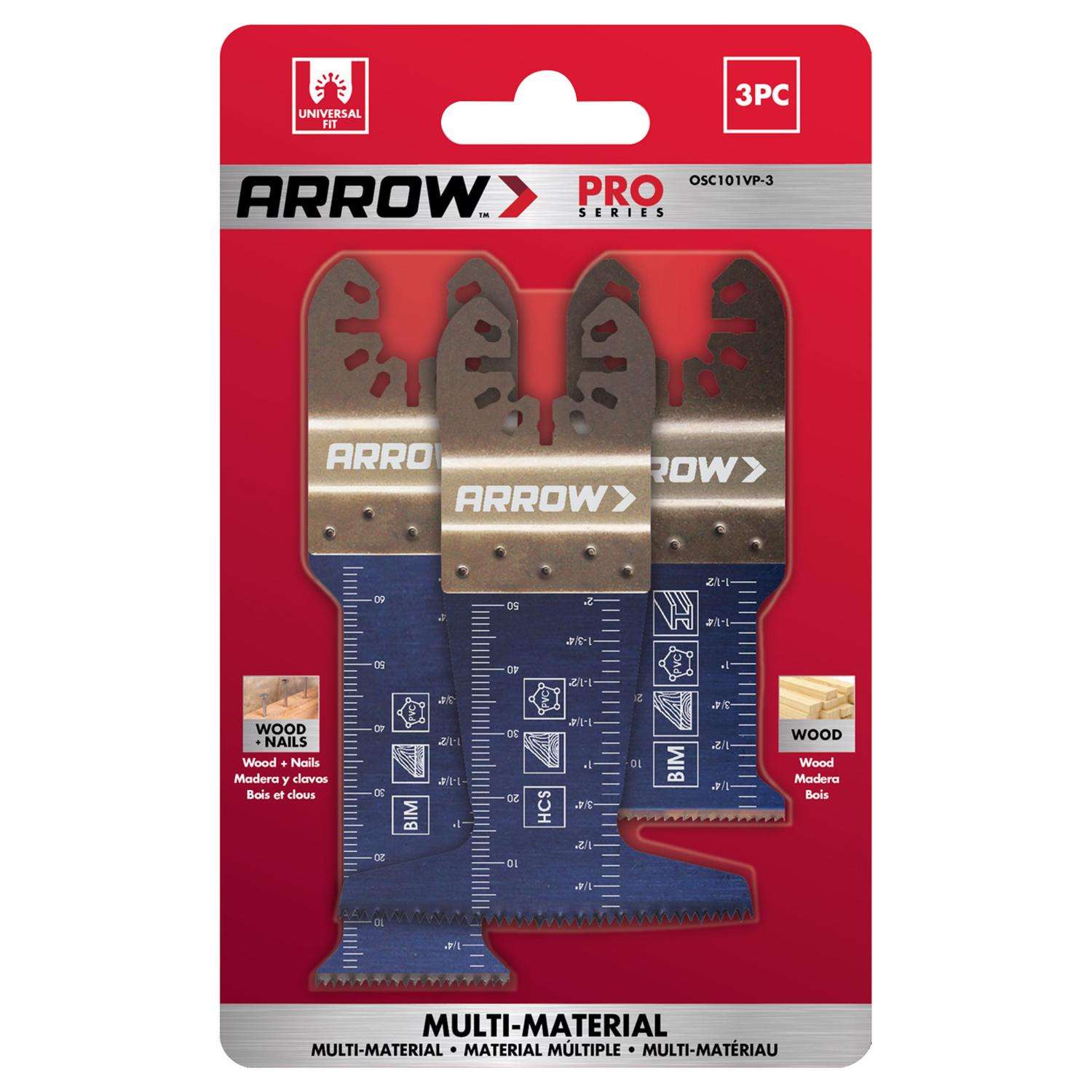 Arrow Pro High Carbon Steel Semi-Circle Oscillating Blade Multi ...