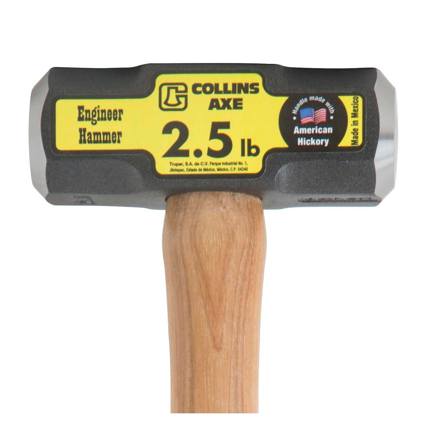 Collins 2-1/2 lb. Forged High Carbon Steel Head Engineer Hammer 16 in ...